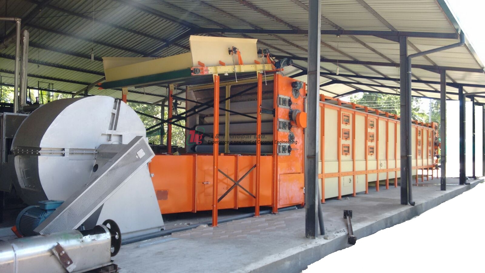 Coir Pith Dryer – Coconut Machinery India by T&I Global Ltd